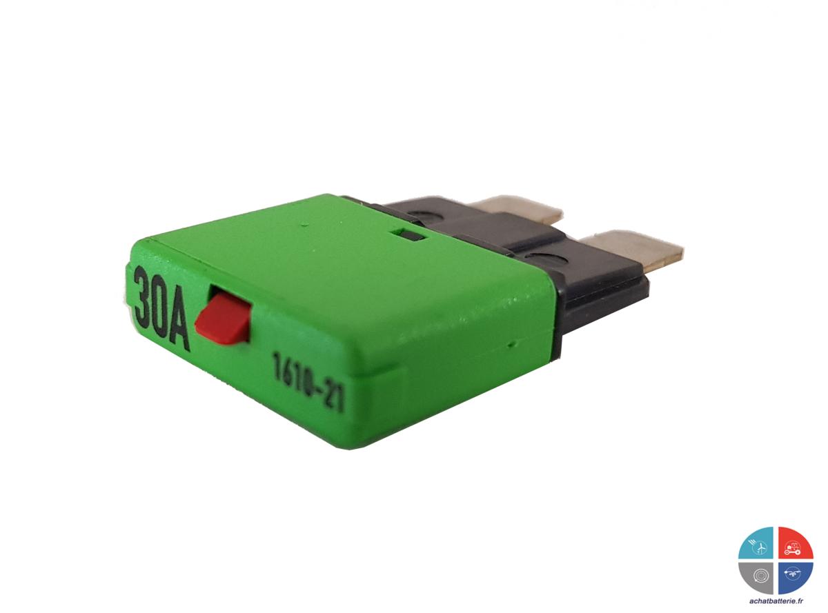 Fusible disjoncteur auto 30A - Achat Batterie