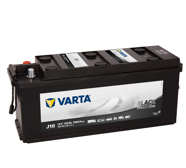 Batterie PL/Agri Varta J10 12v 135ah 1000A Black promotive - Achat Batterie