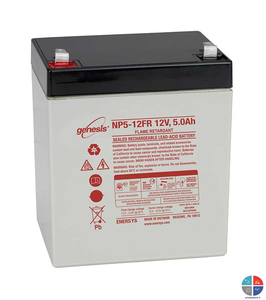BATTERIE genesis NP5-12 FR 5ah 12V